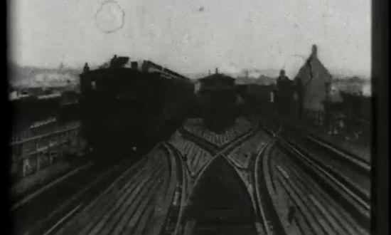 104th Street Curve, Elevated Railway, Harlem, 1899