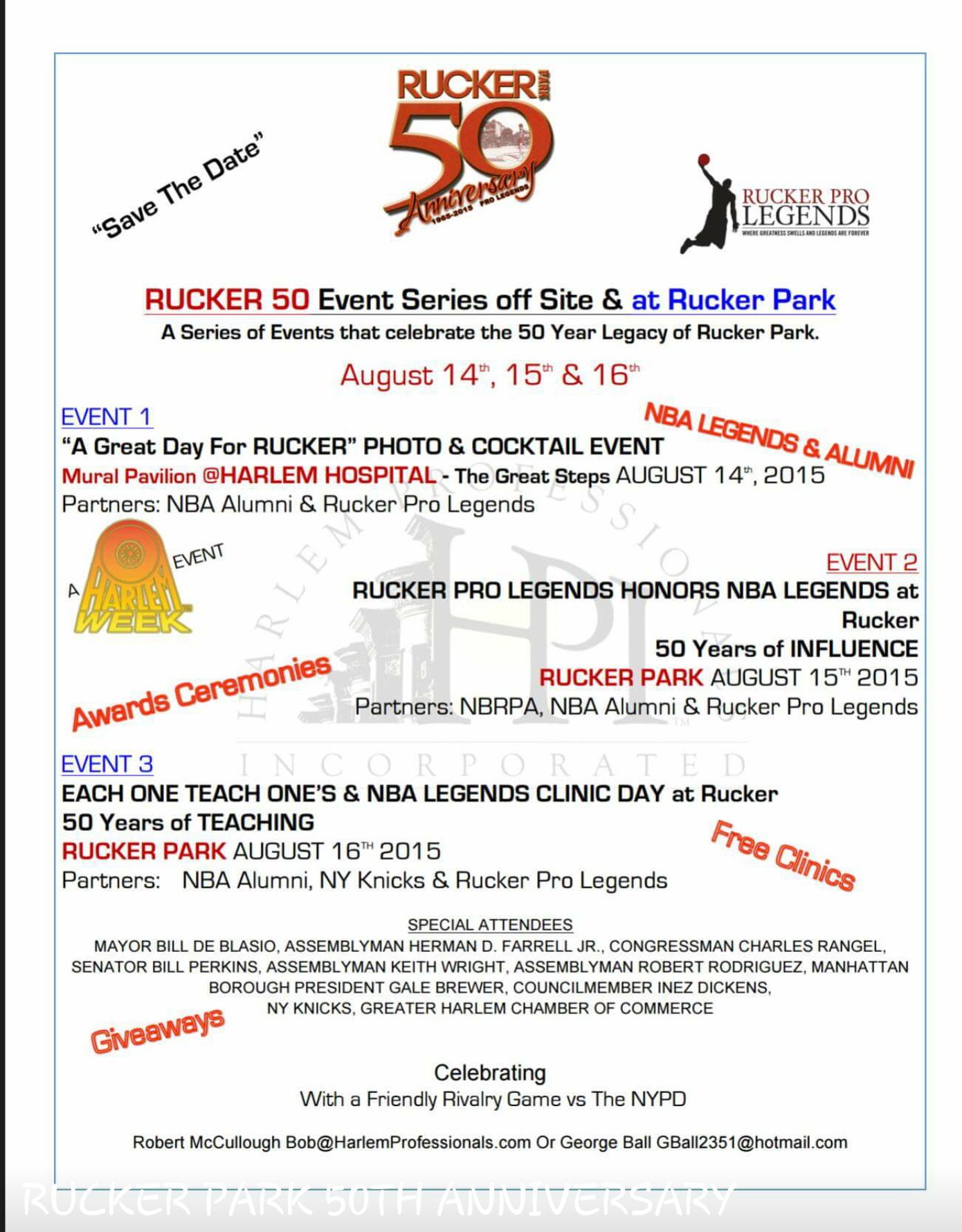 Join The Rucker Park 50th Anniversary in Harlem