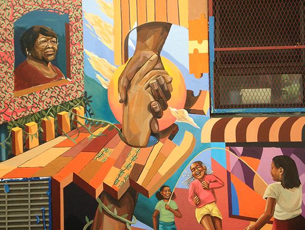 Youth Bridge Intergenerational Divide Through New Mural In Harlem