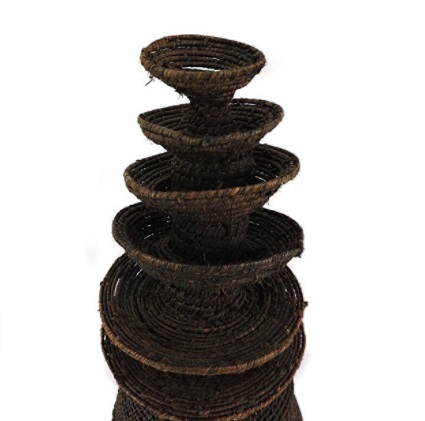 A Rare Ekonda Hand Woven African Botolo Hat