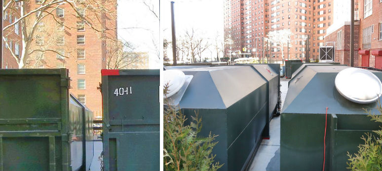 Reworking A Refuse Storage Area In Harlem