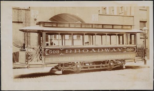 Harlem's Electric Cars Or "Horseless Carriages" 1870-1895 (Photographs)