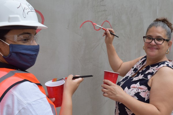 City Council Member Ayala Joins Young Artists Paint Mural At The ...