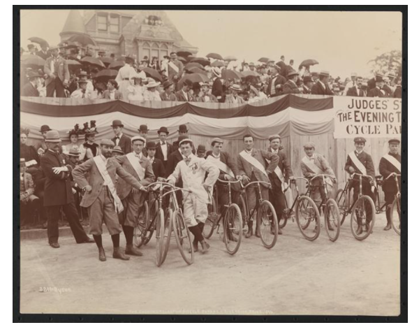 The Evening Telegram Bicycle Parade In Harlem, New York, 1896 (Photographs)