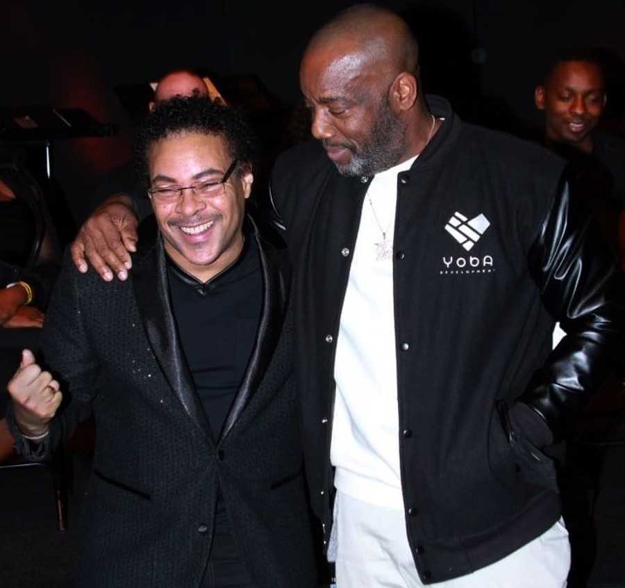 Malik Yoba And David Heron Celebrate The Success Of Against His Will At ...