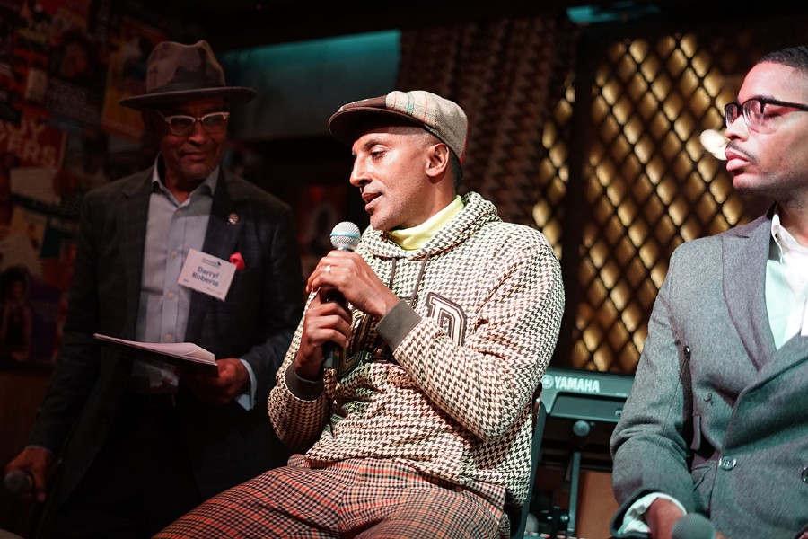 Marcus Samuelsson Hosts A "Community Conversation" At Red Rooster In Harlem