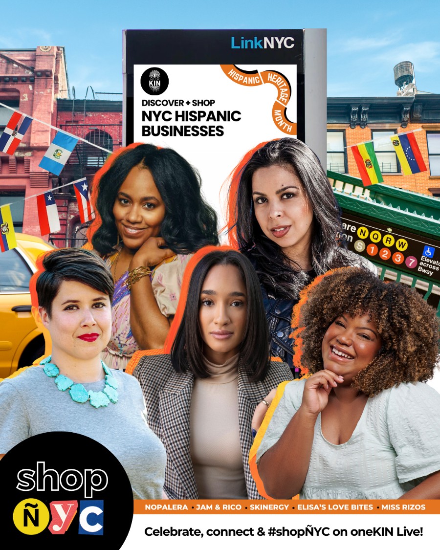 oneKIN And LinkNYC Partnership Kicks Off During Hispanic Heritage Month ...