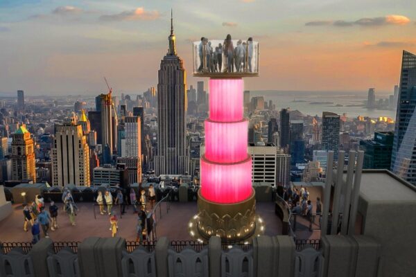 Experience New Heights: Skylift At Top Of The Rock In New York City