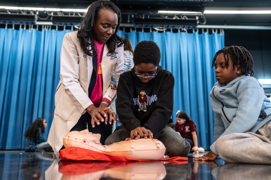 Saving Hearts In Harlem: Mount Sinai Brings CPR To Harlem's PS 38