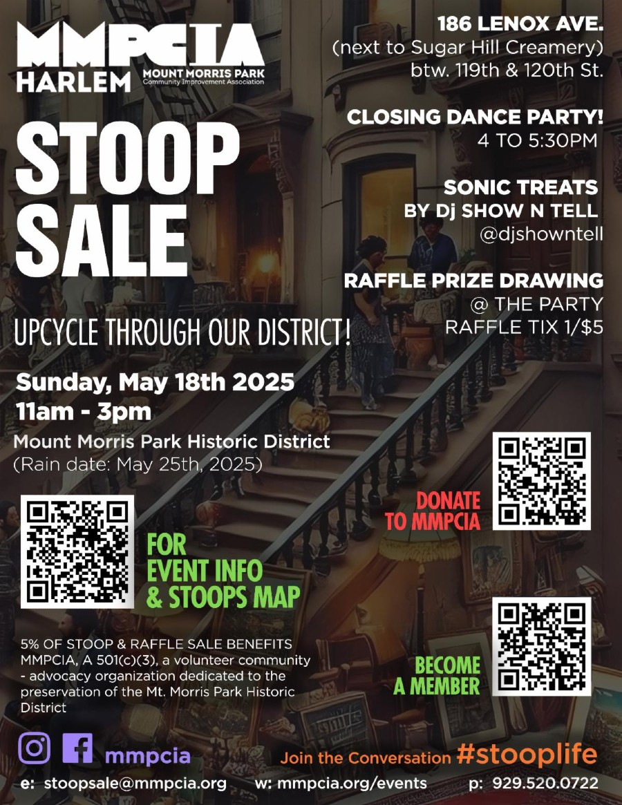 You're Invited To The 4th Annual Stoop Sale And DJ Dance Party In Harlem